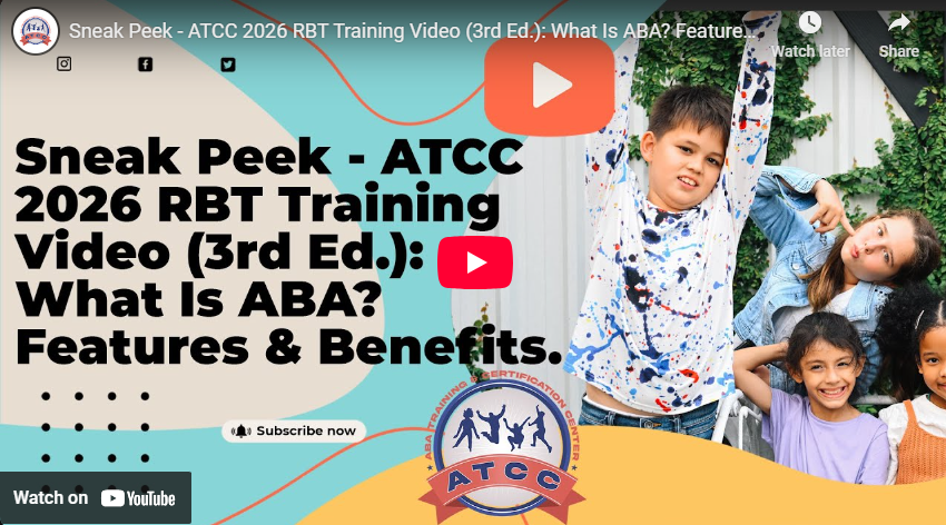 Learn ABA Free: Exclusive Look at ATCC®’s 40-Hour RBT® Course