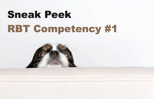 Sneak Peek: RBT Competency #1