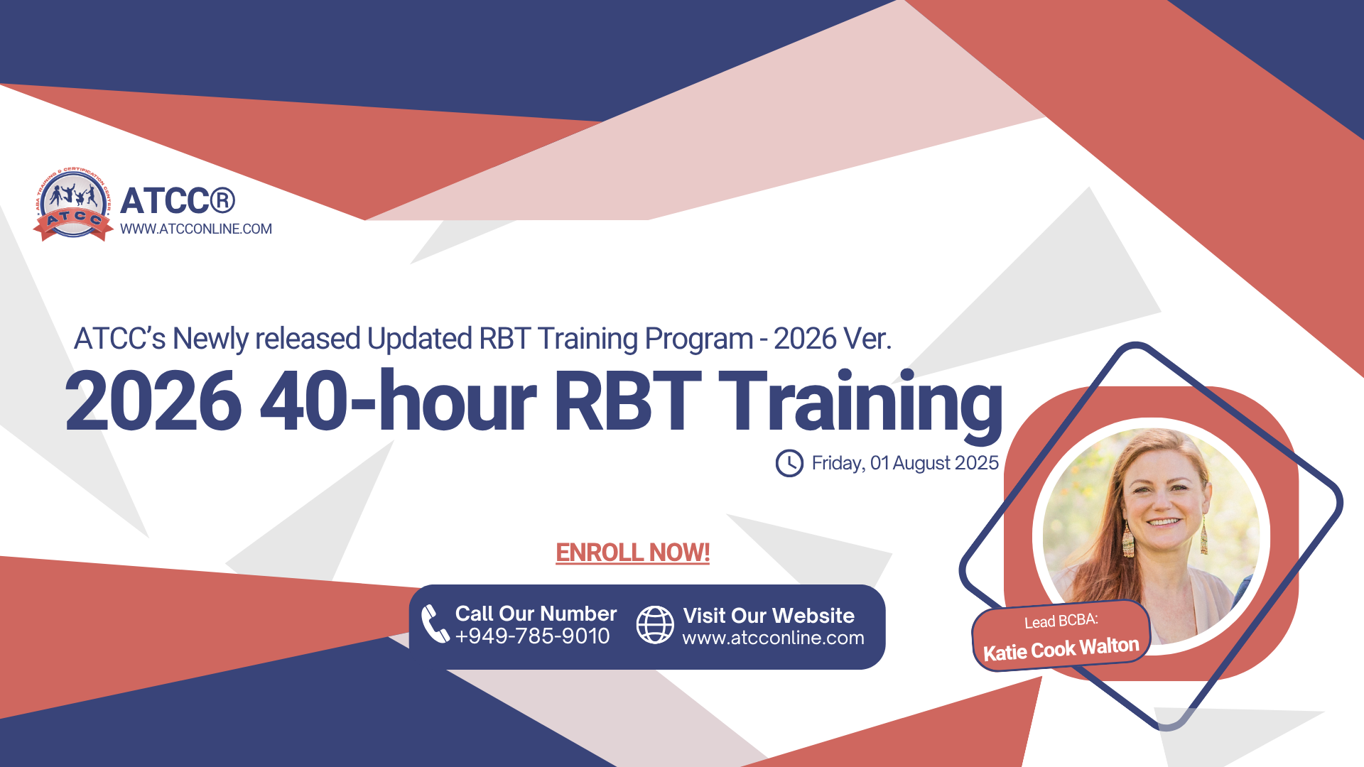 ATCC®'s 2026 Newly Released Updated 3rd Ed. RBT® 40-hour Training Course