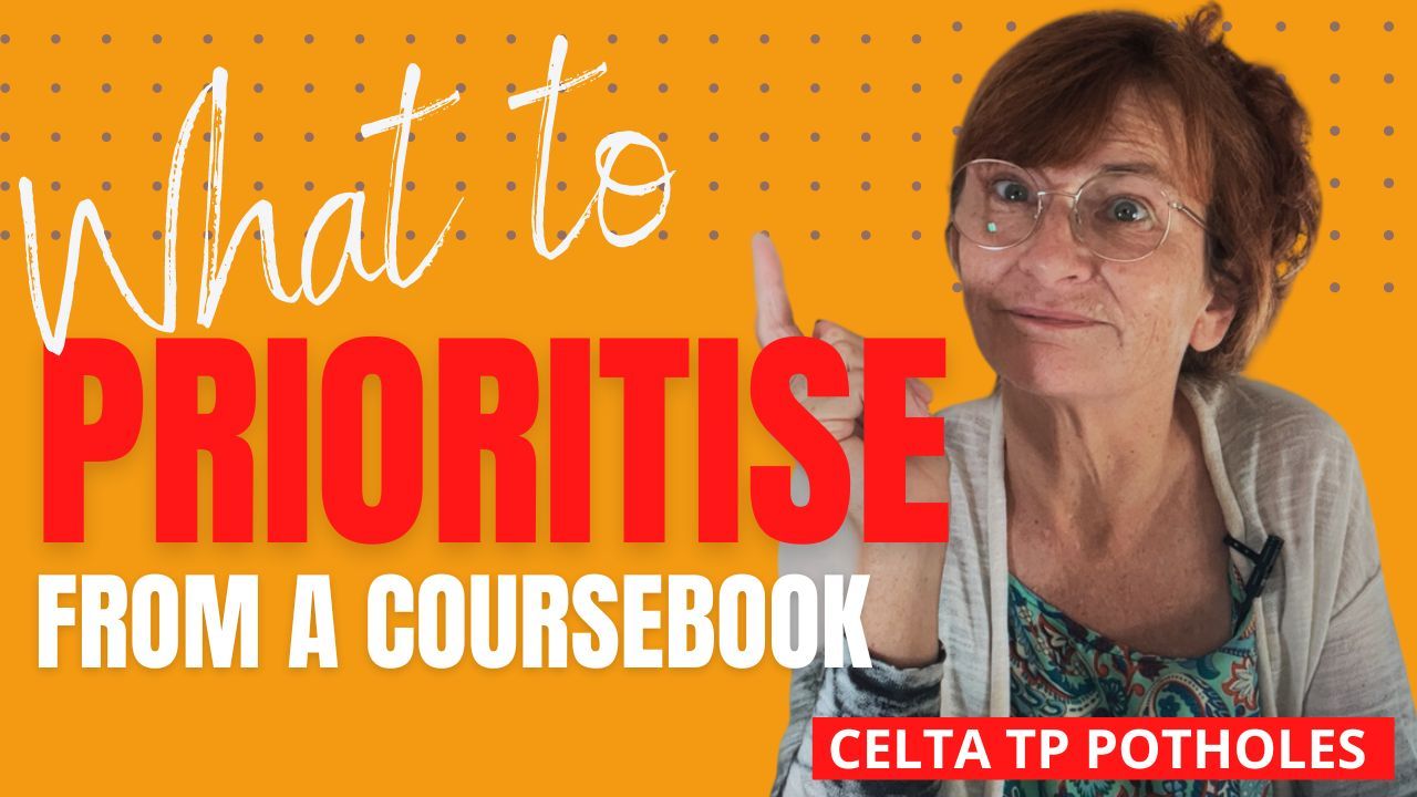 CELTA TP Potholes - How to Use a Coursebook Effectively | ELT-Training | Jo Gakonga