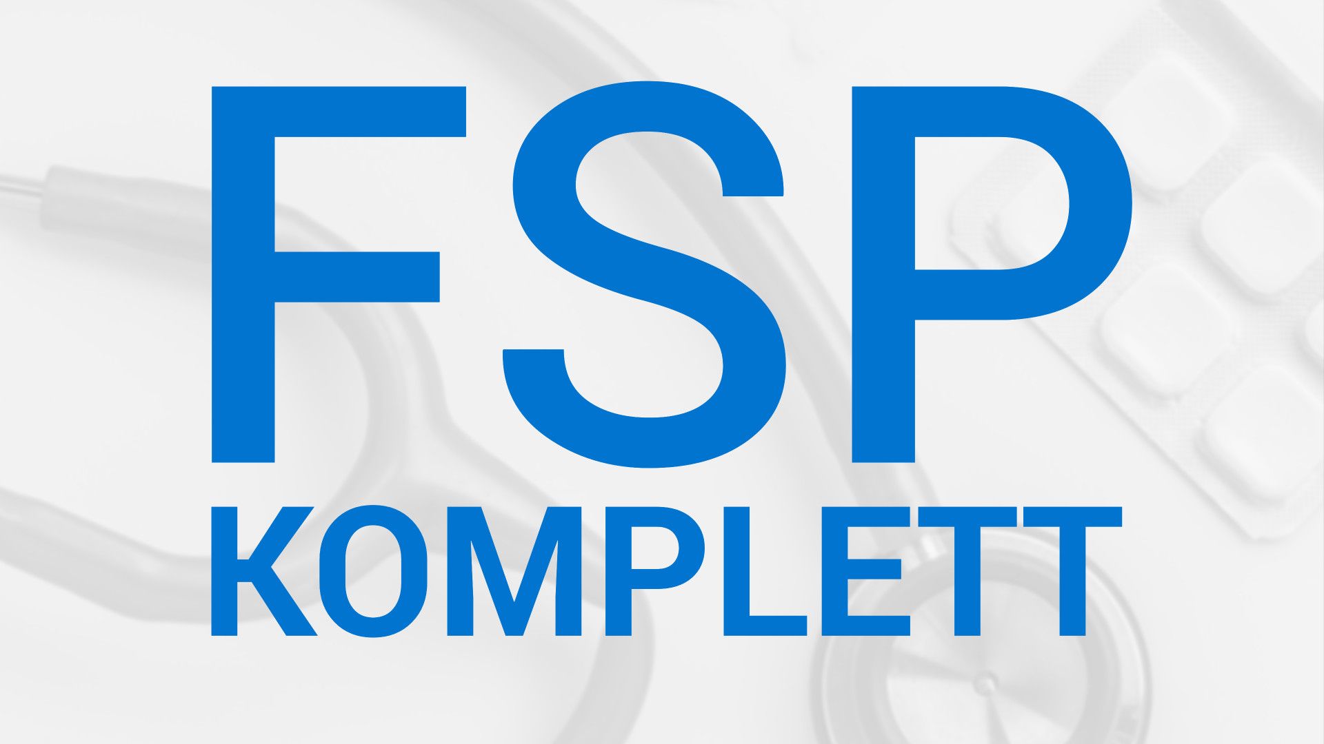 FSP KOMPLETT KURS (Humanmedizin)