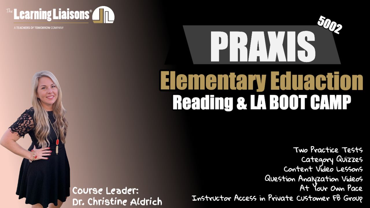 Praxis Reading & Language Arts 5002 Boot Camp [1 Year Access]