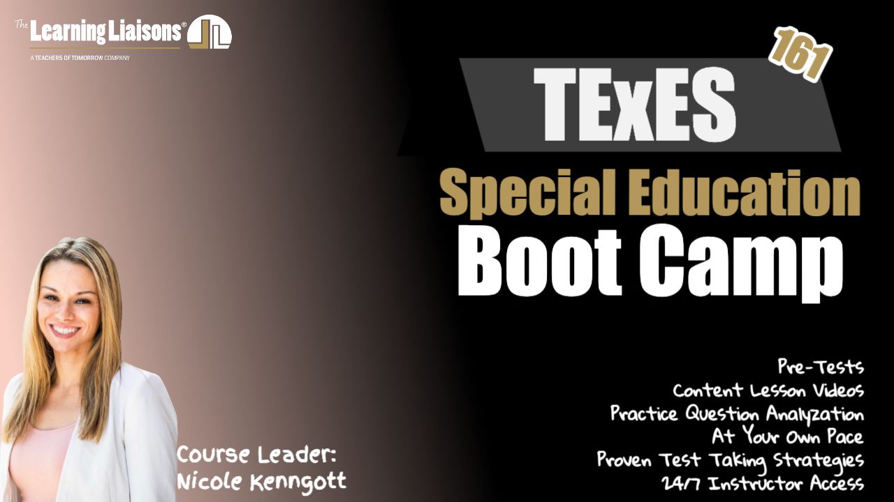 TExES Special Education 161 Boot Camp [1 Year Access]