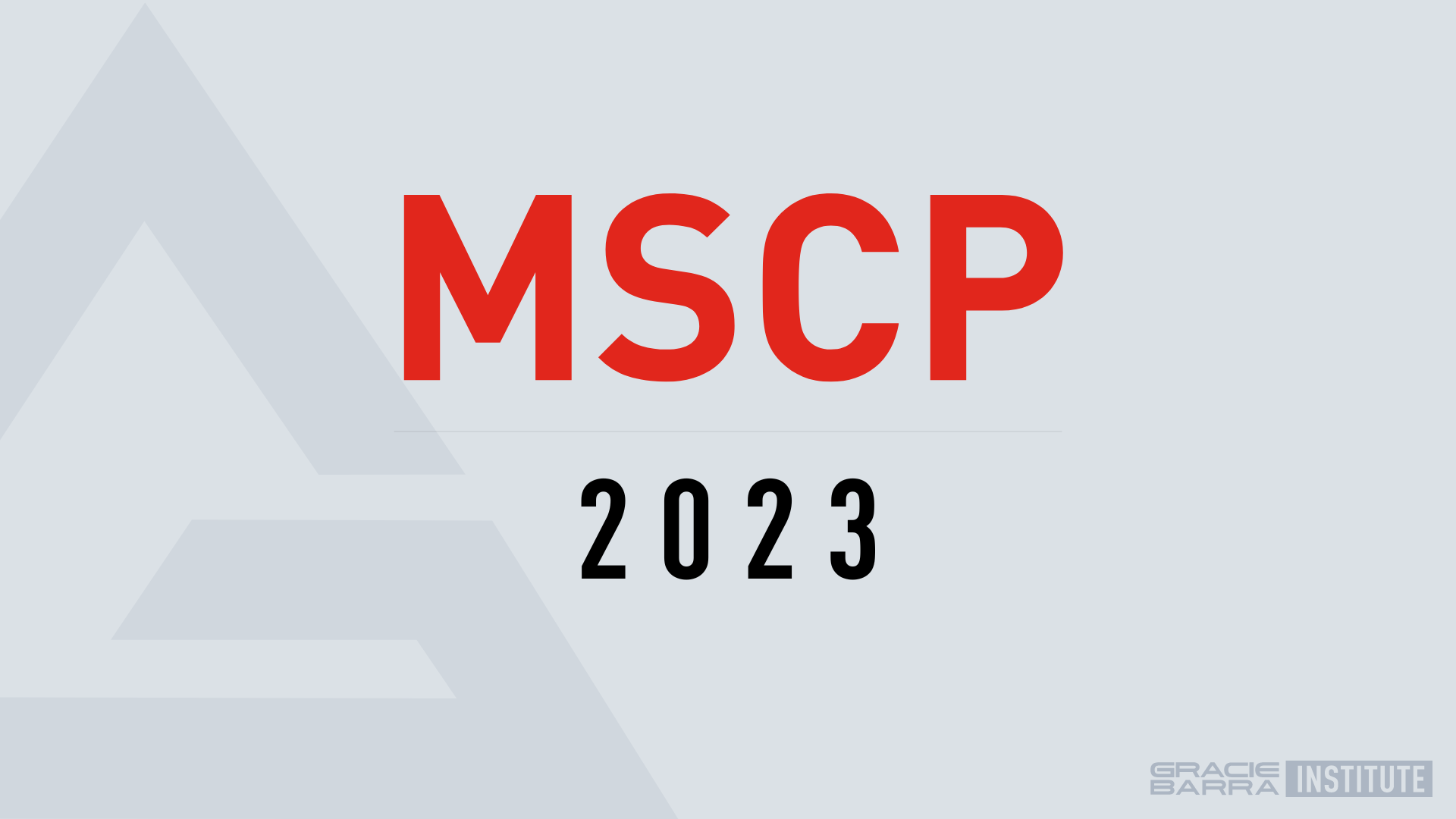 MSCP 2023