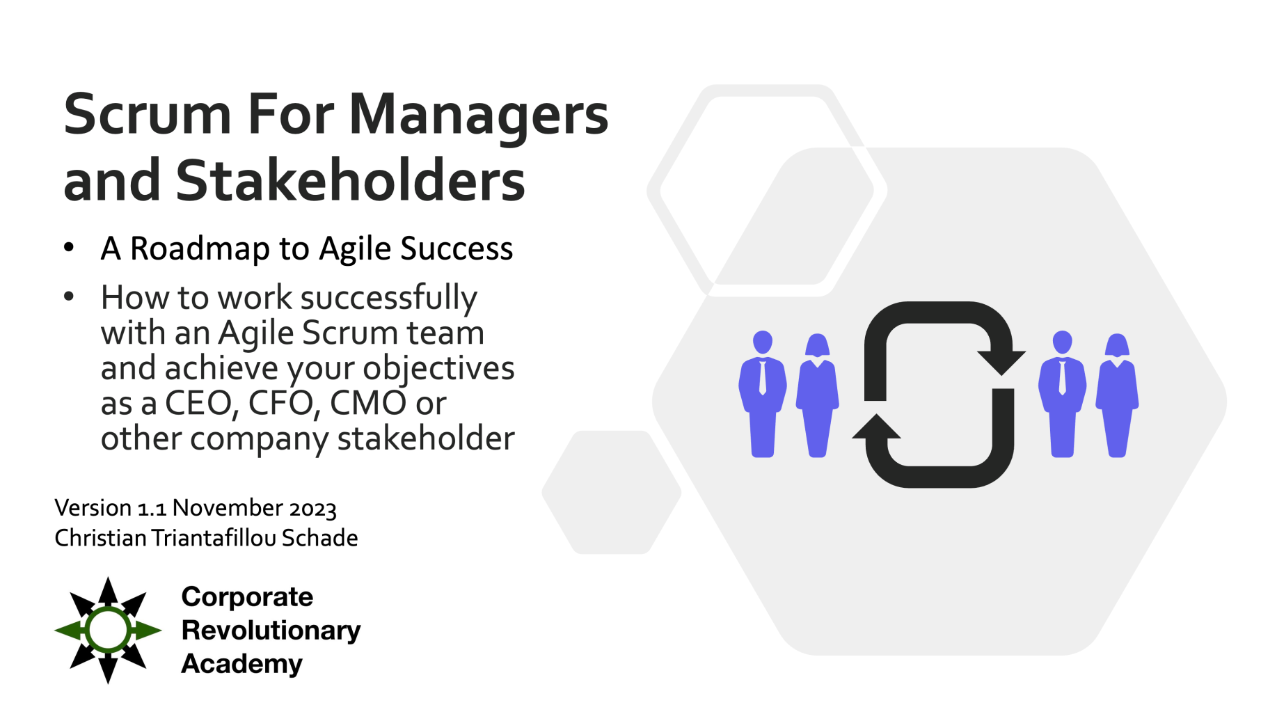 Scrum for Managers and Stakeholders